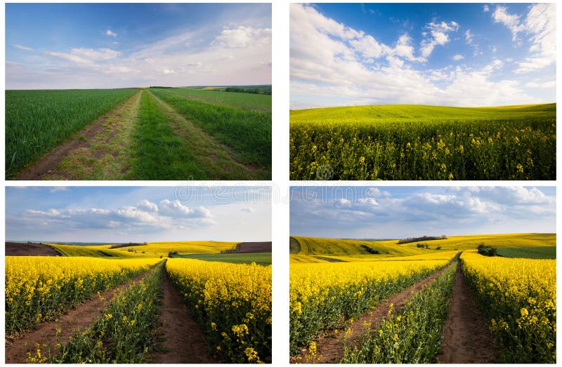 Beautiful Countryside Landscape Stock Image - Image of nature, cloud ...
