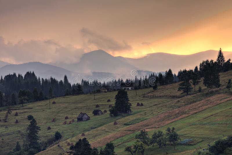 Beautiful Countryside Scene Stock Photo - Image of blue, peaceful: 10879578