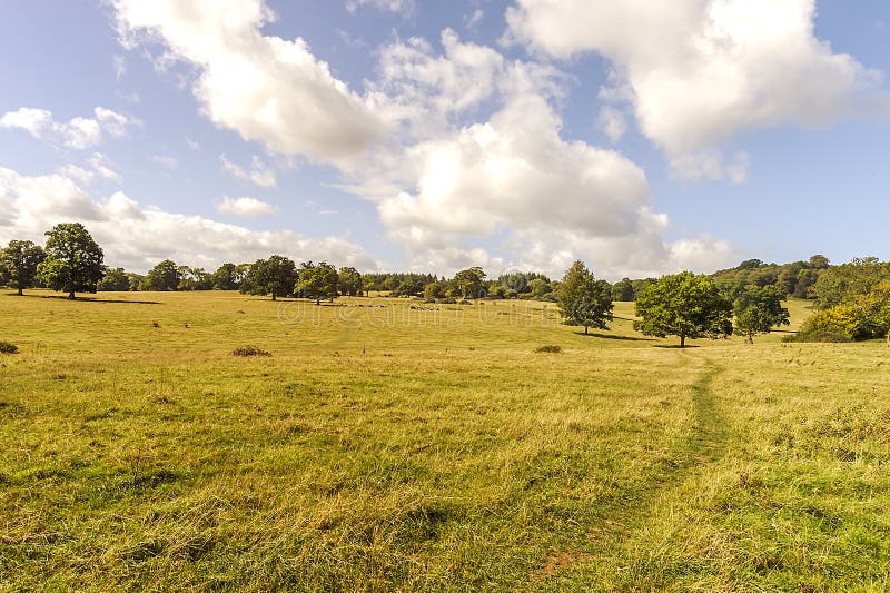 Beautiful Countryside View on the Middle of the Day Stock Image - Image ...