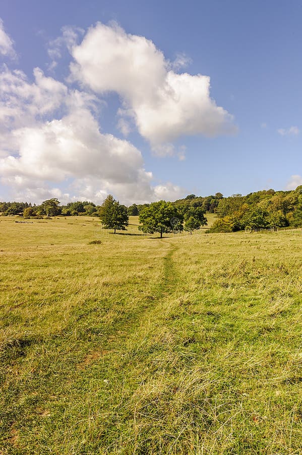 Beautiful Countryside View on the Middle of the Day Stock Image - Image ...