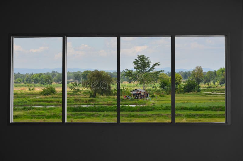 Window frame for picture stock image. Image of double - 12412457