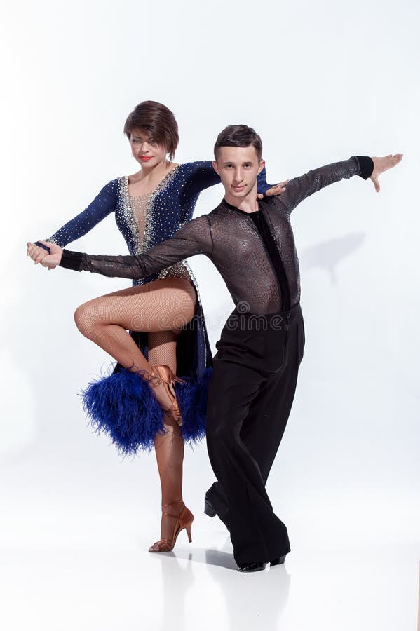 Beautiful couple dancing stock image. Image of balance - 31042277