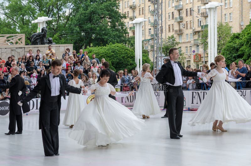 Ukraine, Kharkov May 25, 2018 Beautiful Couples Dancing an ...