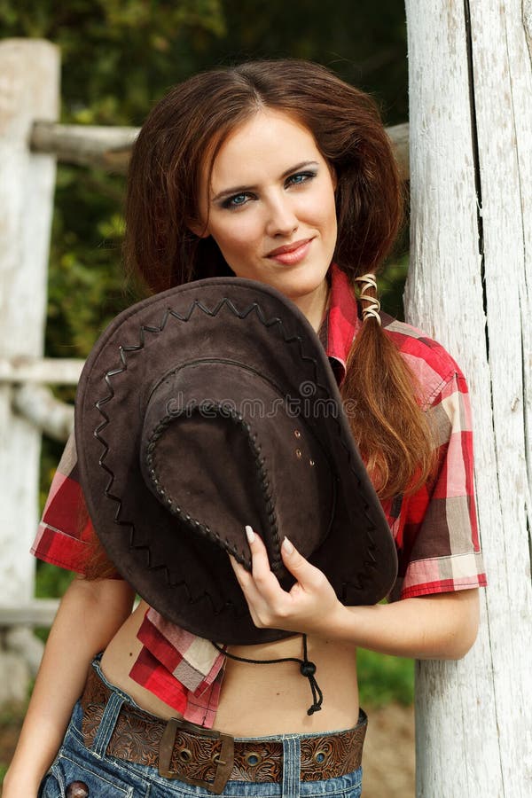 Beautiful cowgirl stock photo. Image of cowgirl, western - 26152016