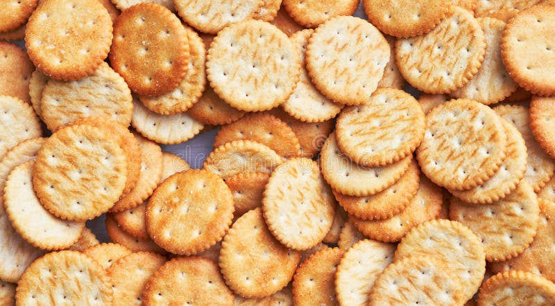 Beautiful Crackers Bunch Image Stock Photo - Image of brown, tasty ...