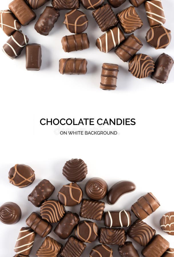 Chocolate Sweets Isolated stock image. Image of ornate - 116288087