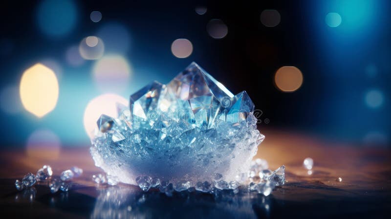 Beautiful Crystal Abstract Background, Blur Crystal Background ...