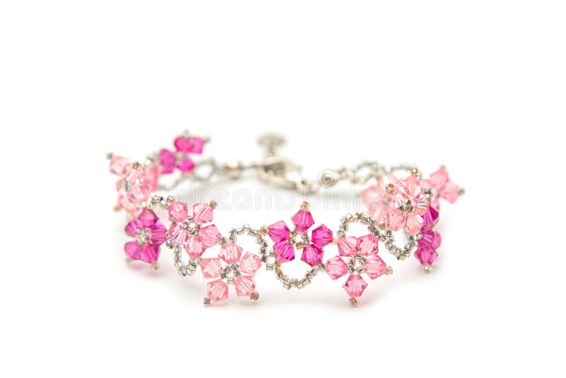 Beautiful crystal bracelet stock photo. Image of gift - 52237286