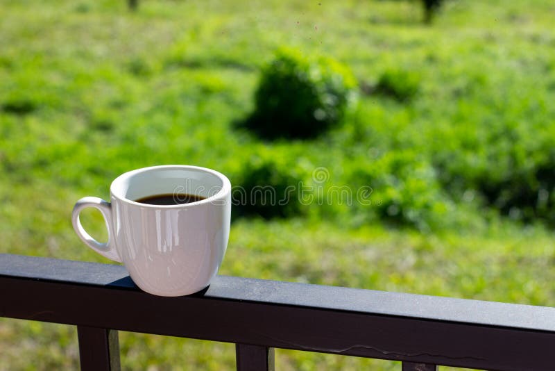 Beautiful Cup of Hot Coffee Stock Photo - Image of drink, aromatic ...