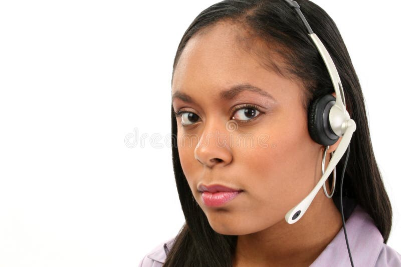 Beautiful Customer Service Rep Stock Image - Image of woman, person: 472825