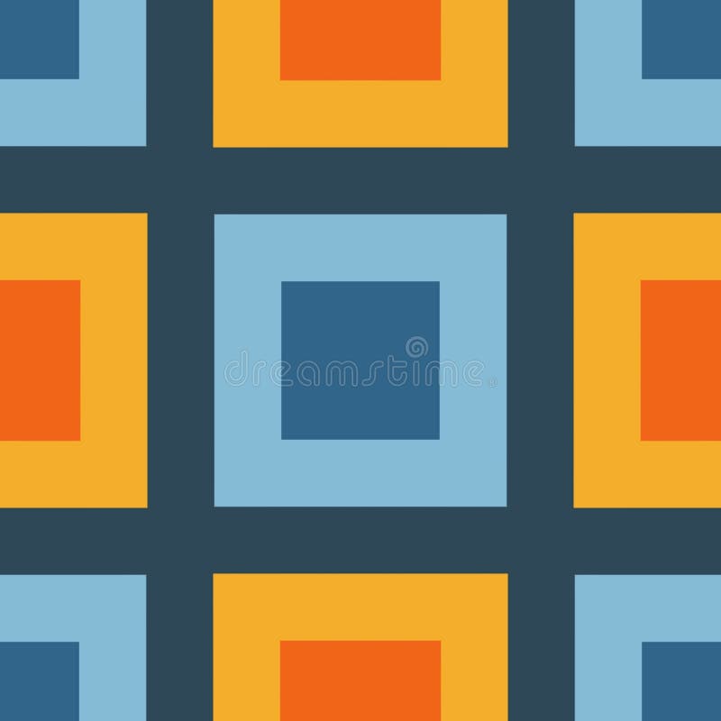 Beautiful and Cute Colorful Square Pattern Shape Background Stock ...