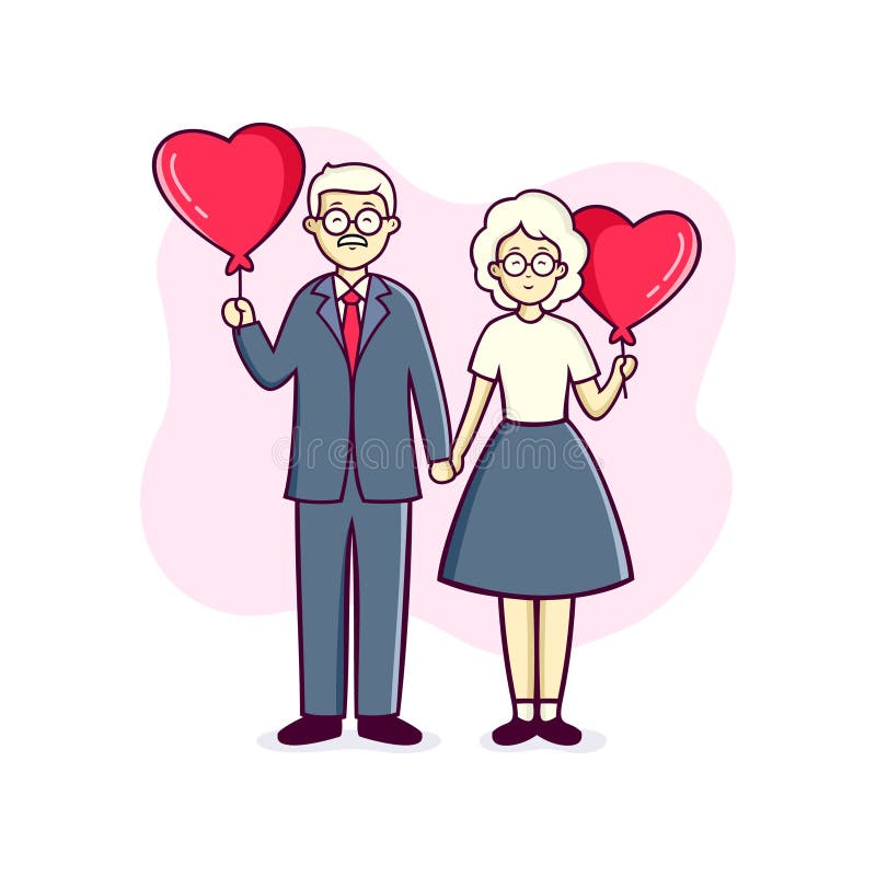 Old Couple Cartoon Stock Illustrations – 16,176 Old Couple Cartoon ...