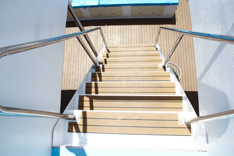 Beautiful Cutter Steps on Board Background Stock Photo - Image of yacht ...