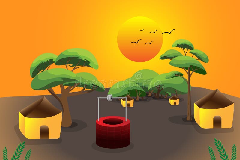 2d Village House Background Stock Illustrations – 285 2d Village House ...