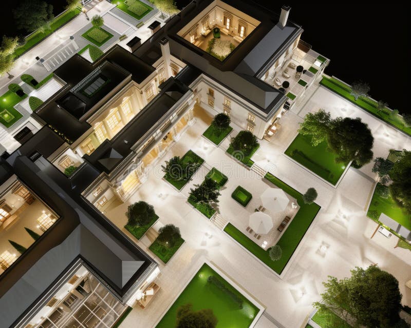 3d Generated Professional Photo of a Creative 3d Rendered Layout Plan ...