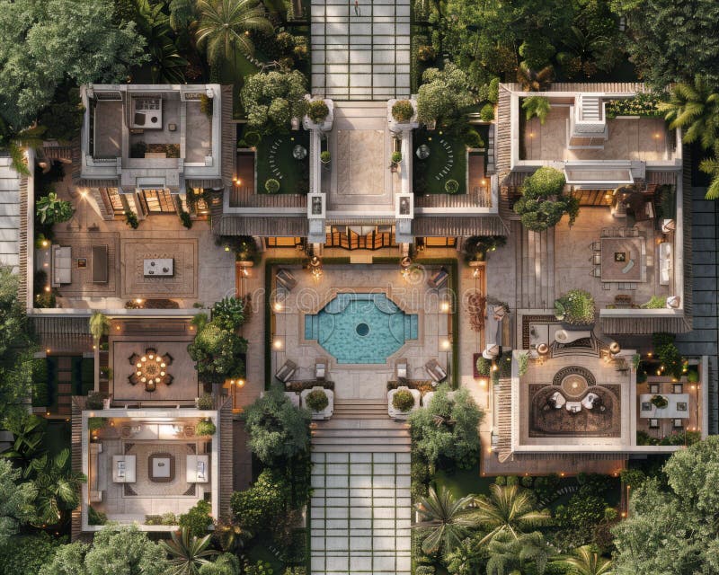 3d Generated Professional Photo of a Creative 3d Rendered Layout Plan ...