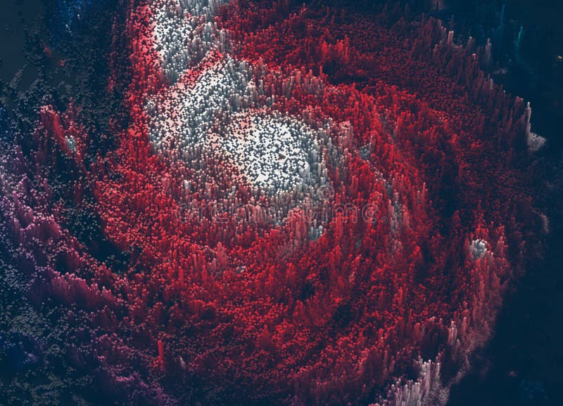 Beautiful 3D Graphics, 3D Synthetic Solid Graphics, Mountains Stock ...