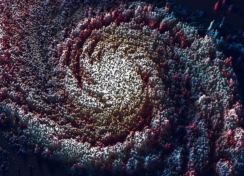 Beautiful 3D Graphics, 3D Synthetic Solid Graphics, Mountains Stock ...