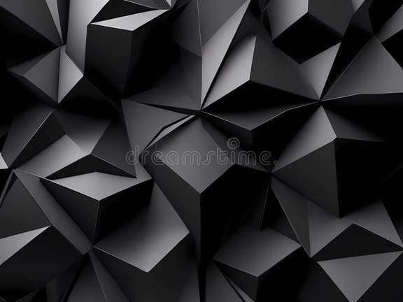 Beautiful 3d Low Poly Structure for Art Design Stock Illustration ...