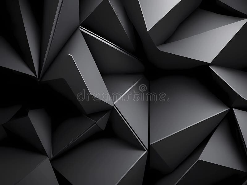 Beautiful 3d Low Poly Structure for Art Design Stock Illustration ...