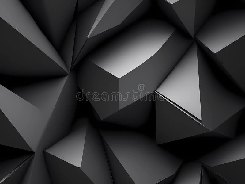 Beautiful 3d Low Poly Structure for Art Design Stock Illustration ...
