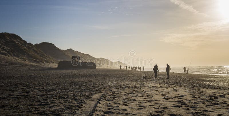 The Danish Western coast editorial photography. Image of ocean - 136093732