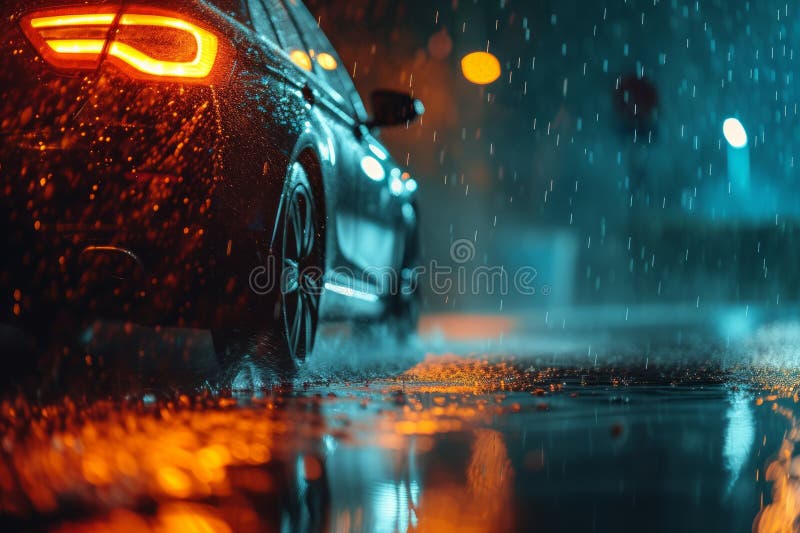 Beautiful Dark Background for a Car Wash Advertisement with Plenty of ...