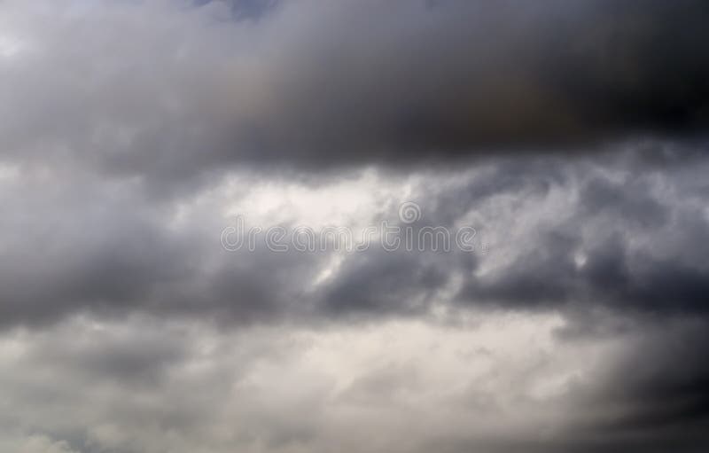 Beautiful Dark Clouds Right before a Storm Forming in the Sky Stock ...