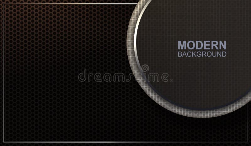 Beautiful Dark Texture Design with a Fine Mesh, Round Frame with a ...