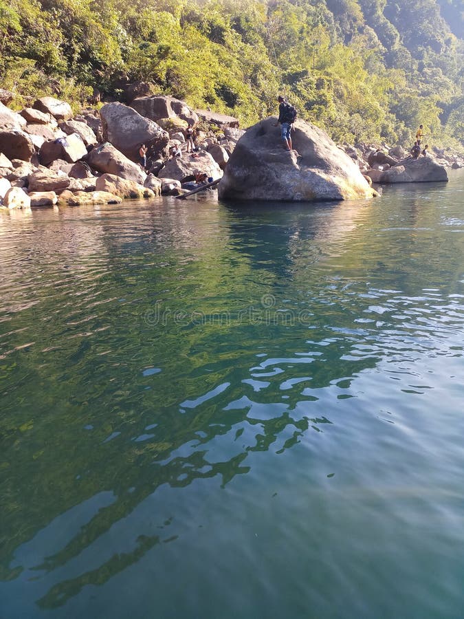 Dawki River stock image. Image of river, dawki, meghalaya - 117687633