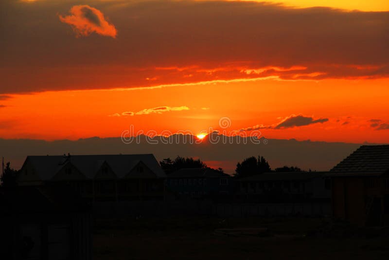 Beautiful Dawn. Bright Sky in the Morning Stock Photo - Image of blue ...