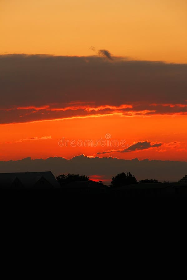 Beautiful Dawn. Bright Sky in the Morning Stock Image - Image of color ...