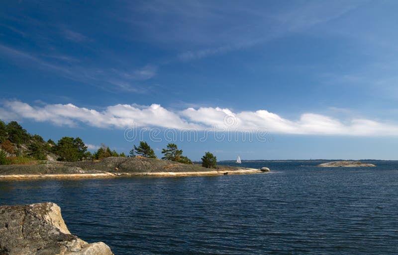 Beautiful Day in the Archipelago. Stock Photo - Image of scandinavia ...