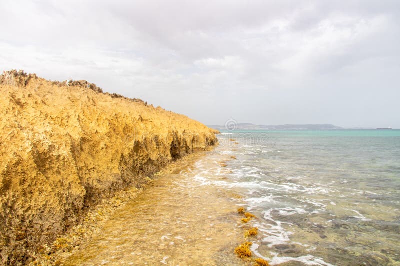 Beautiful Day on the Beach in Rimel, Bizerte, Tunisia Stock Photo ...