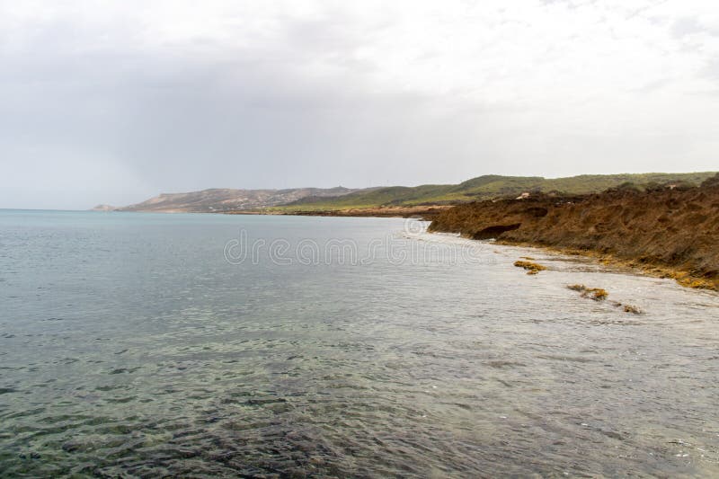 Beautiful Day on the Beach in Rimel, Bizerte, Tunisia Stock Photo ...