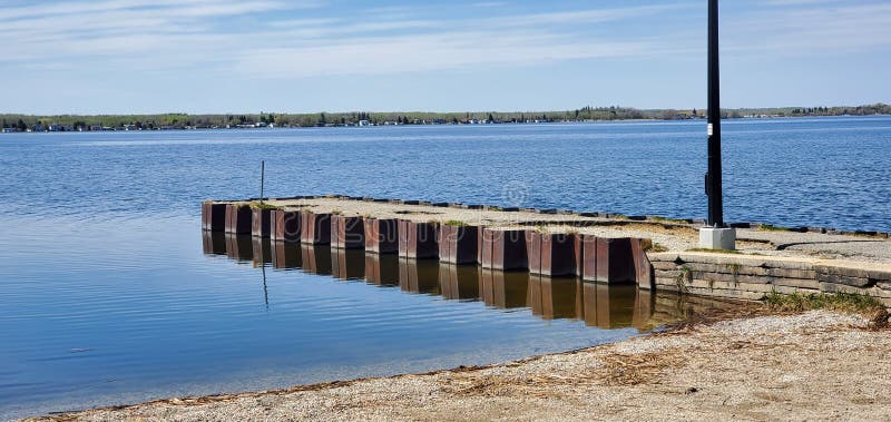 Beautiful Day at Alberta Beach in Alberta Canada Stock Image - Image of ...