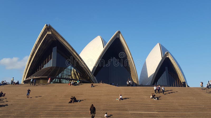 Beautiful Day at Sydney Opera House Editorial Stock Photo - Image of ...