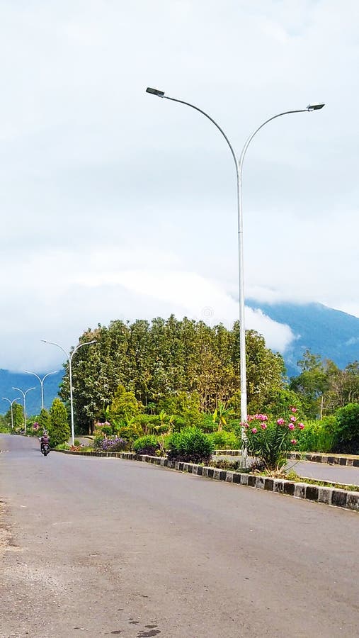 A Beautiful Day with a Beautiful View of My Villages Path Stock Image ...