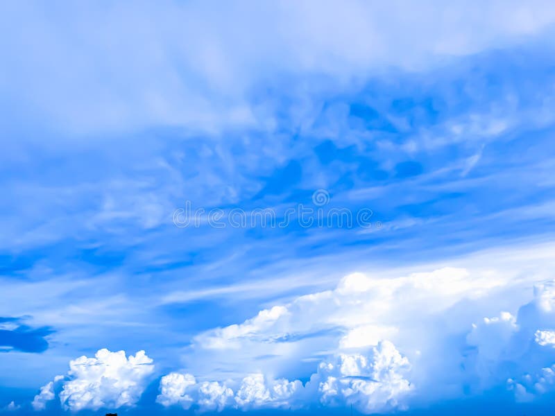 Beautiful Daytime Sky Background, Wallpaper, Design Stock Photo - Image ...