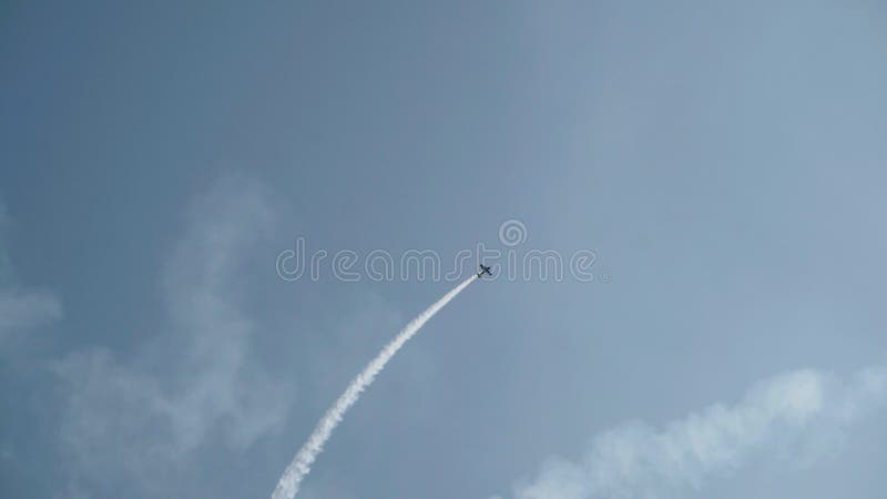 Beautiful Dead Loop in the Sky at the Air Show. Stock Video - Video of ...