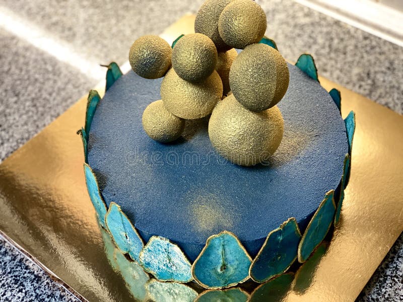 Beautiful decorated cake stock image. Image of handmade - 170523919