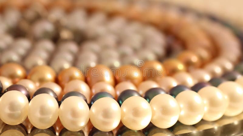 Beautiful Decoration of Colored Pearls Stock Photo - Image of colorful ...