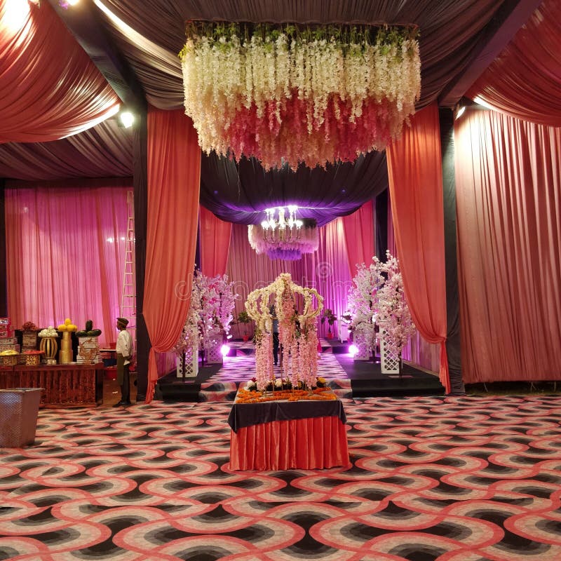 Beautiful Decoration for a Wedding Party in a Resort Stock Image ...