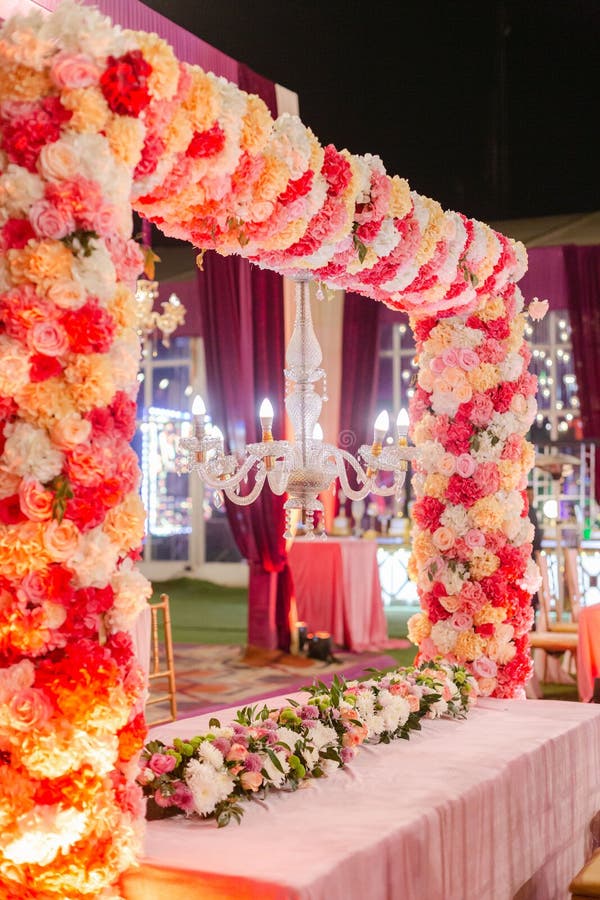 The Beautiful Decorations Cultural Program Stock Photo - Image of ...