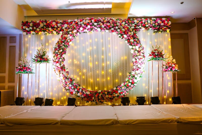 The Beautiful Decorations Cultural Program Stock Photo - Image of ...