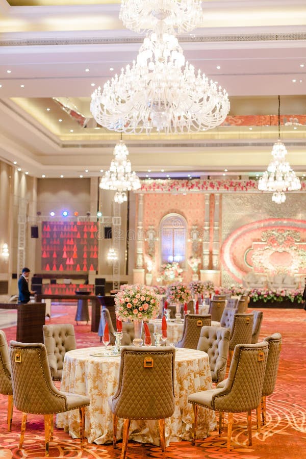 Wedding Decorations, Props, Candlelight Stock Photo - Image of gold ...