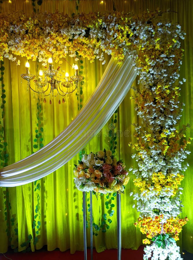 The Beautiful Decorations Cultural Program, Wedding Decorations, Props ...