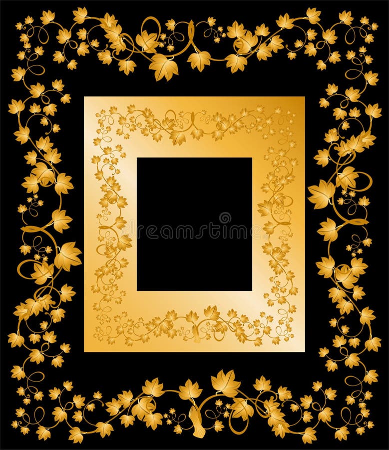 Beautiful Decorative Framework Stock Vector - Illustration of romantic ...