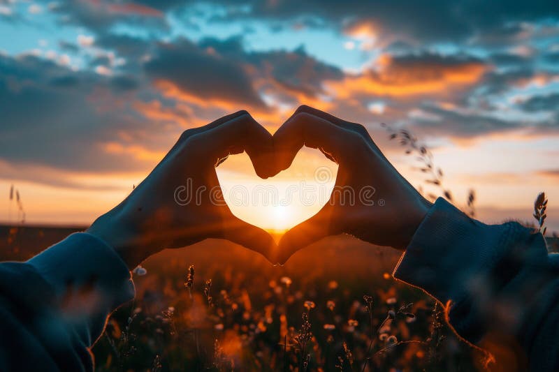 Beautiful Decorative Heart in Strong Human Hands Stock Image - Image of ...