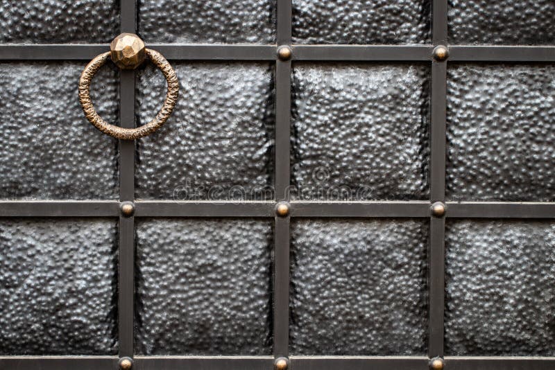 Beautiful Decorative Metal Elements Forged Wrought Iron Gates Stock ...